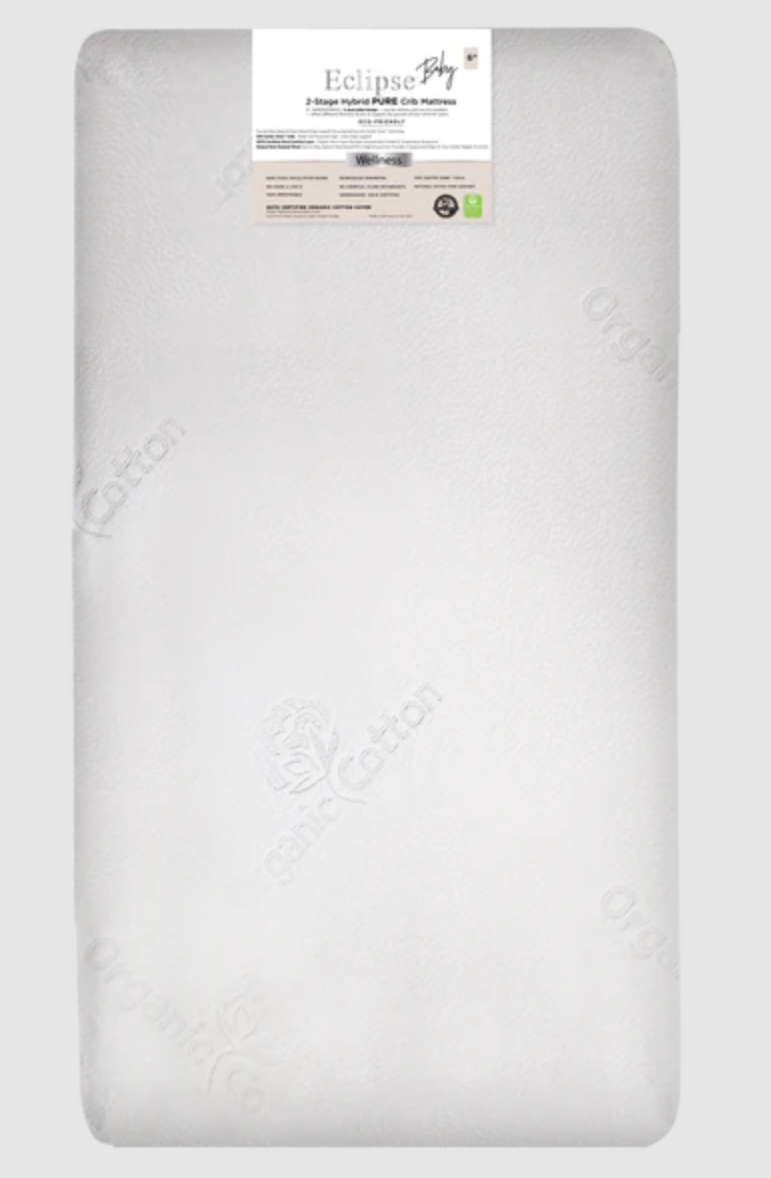 Eclipse Wellness 2-Stage Hybrid Pure Crib Mattress – Mickey Roo ...